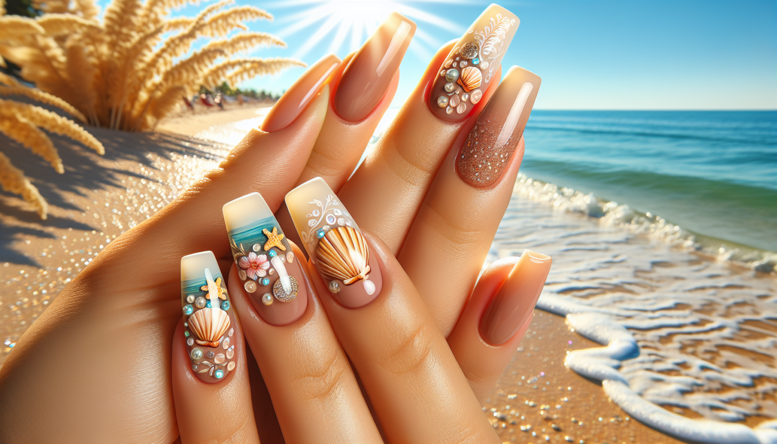 Summer Nail Art - Emerald Lifestyle