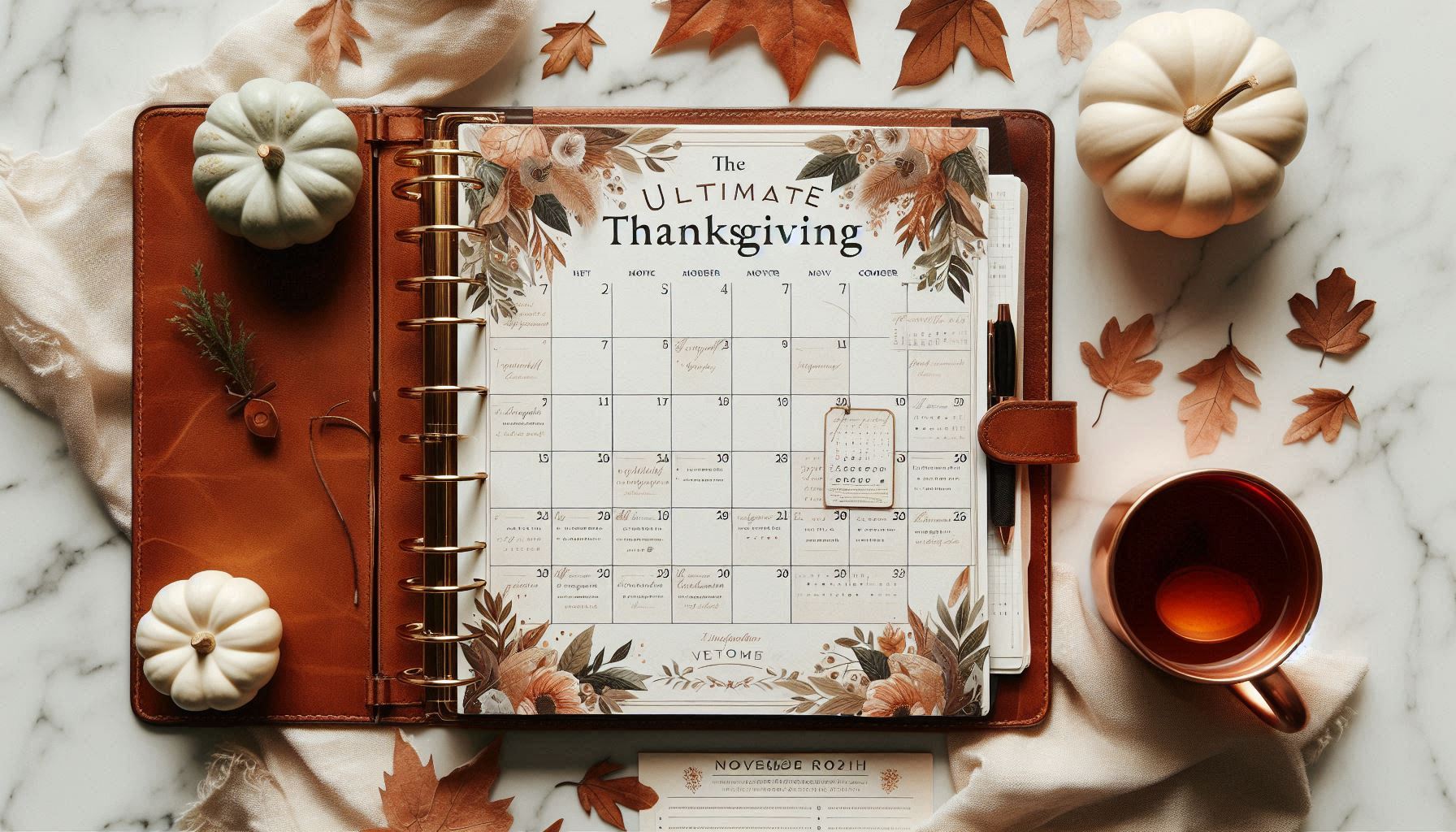 Thanksgiving timeline planner | Week-by-Week Guide 2024- Emerald Lifestyle