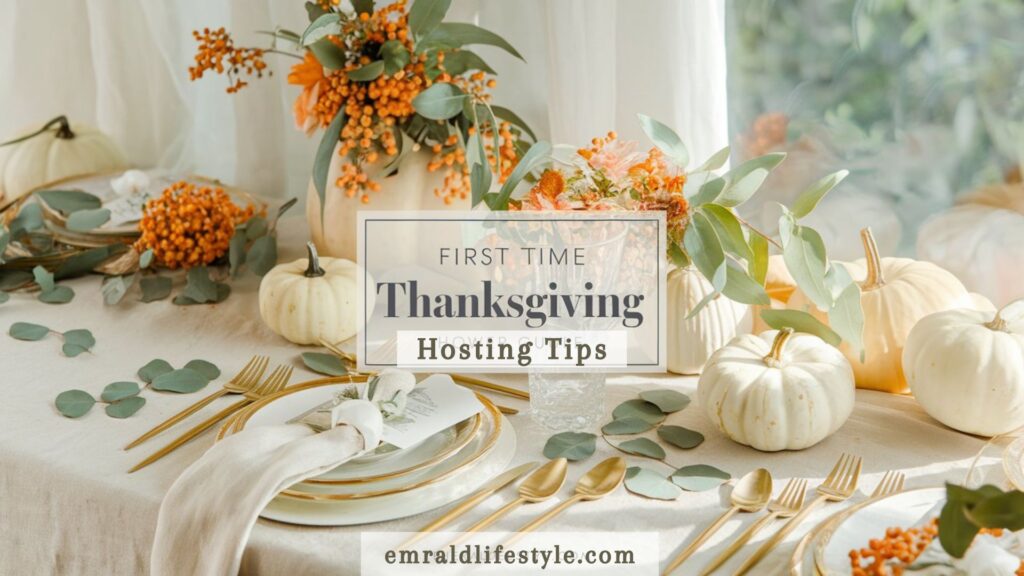 First Time Thanksgiving Hosting: Complete Guide 2024 Tips - Emerald ...
