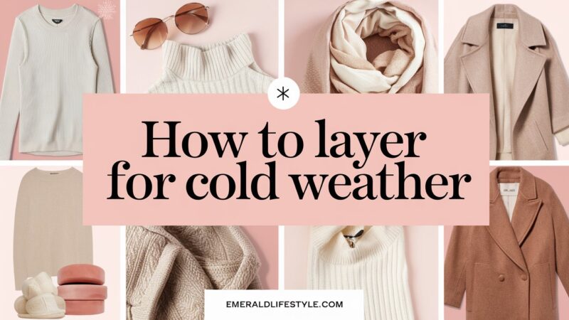 How to Layer for Cold Weather: Stylish Winter Outfit Tips - Emerald ...