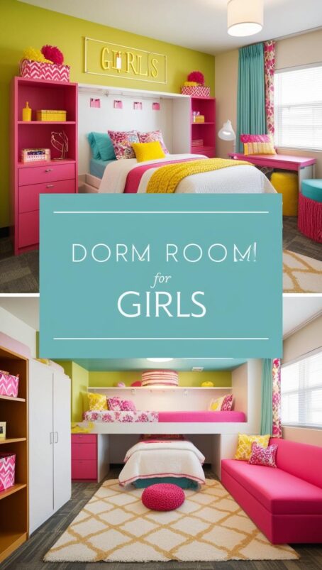 dorm room ideas for girls - 20 Dorm Room Ideas for Girls - Emerald ...