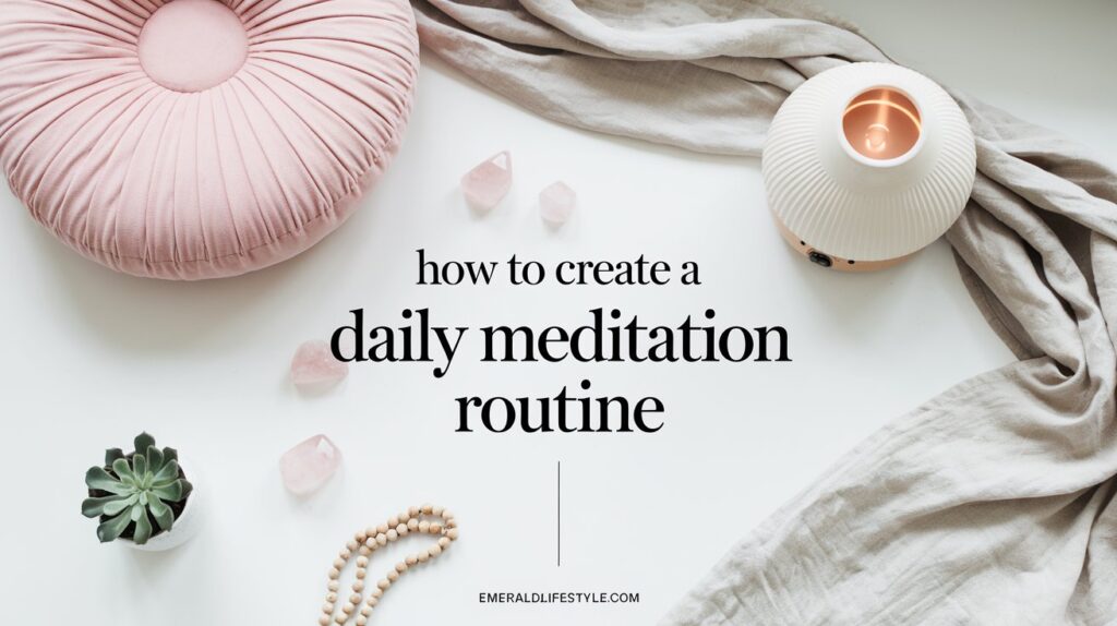 Daily Meditation Routine: A Beginner's Guide - Emerald Lifestyle