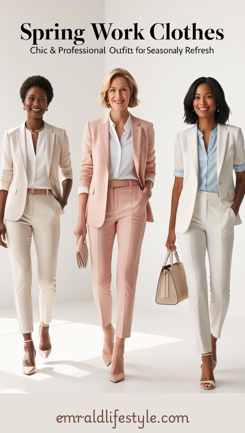 Spring Work Clothes: Chic & Professional Outfits - Emerald Lifestyle